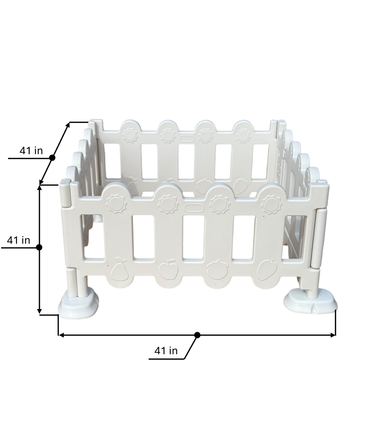 Soft Play - 4 - Plastic Fences No Gate – TQ Furniture Soft Play