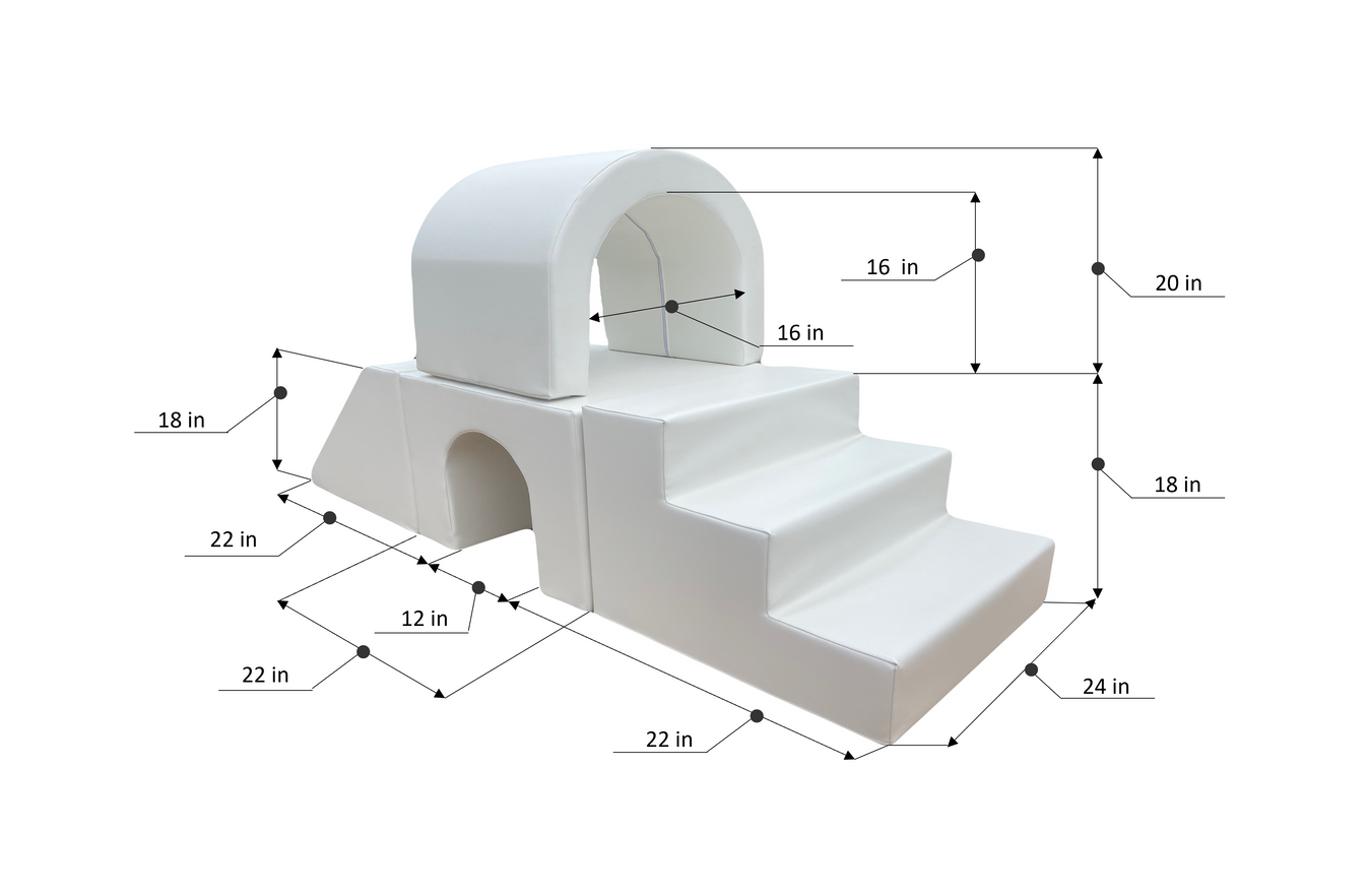 Soft Play - Arc Tunnel - Upper Bridge Combination Set – TQ Furniture ...